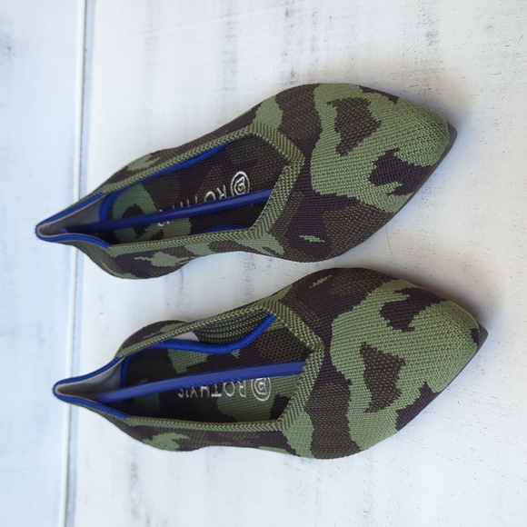 Rothy's | Shoes | Rothys Camo The Point Womens Flats Shoes | Poshmark